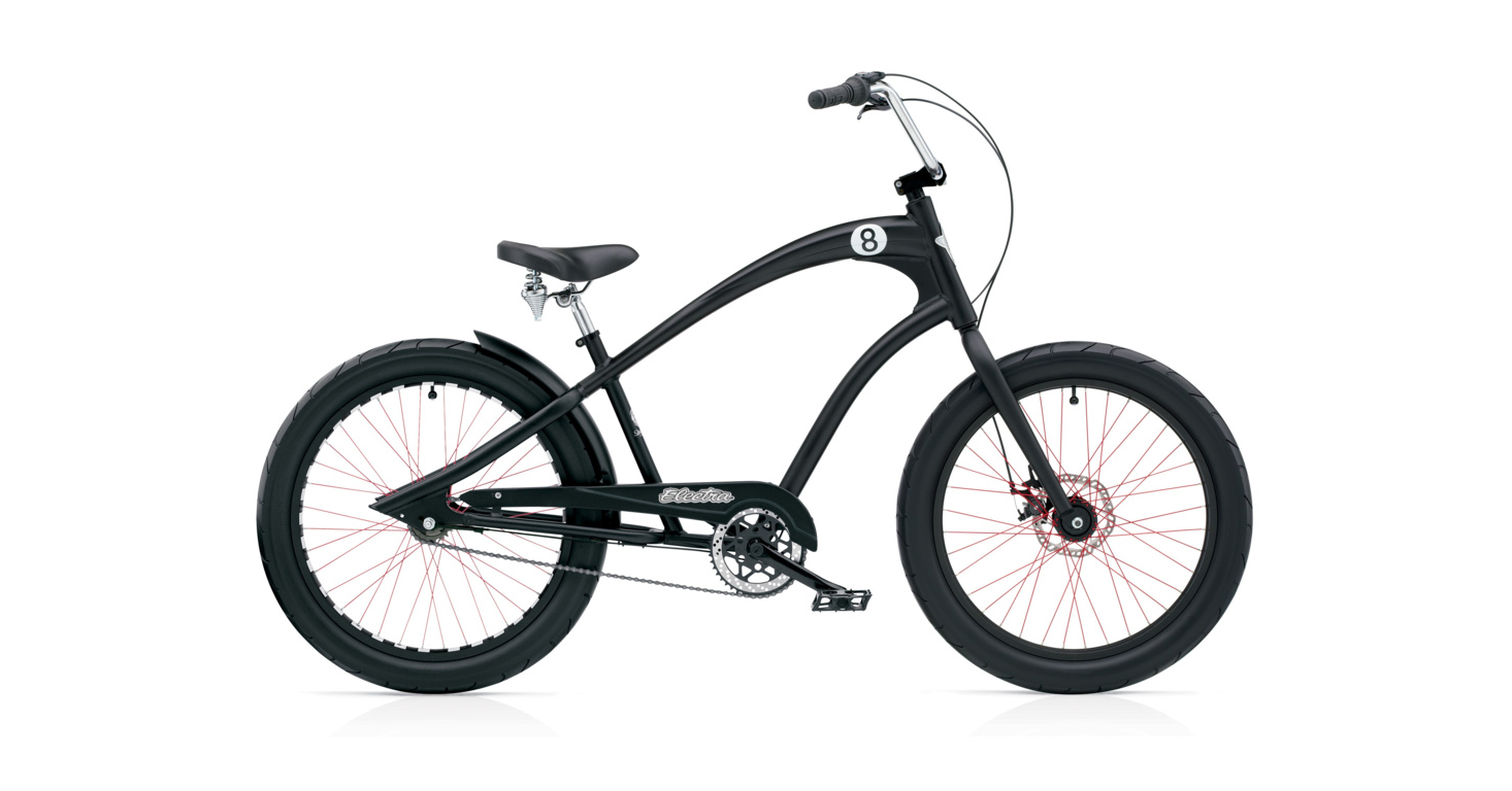 ELECTRA Straight 8 8i Disc Satin Black Men's | Mojekolo.cz