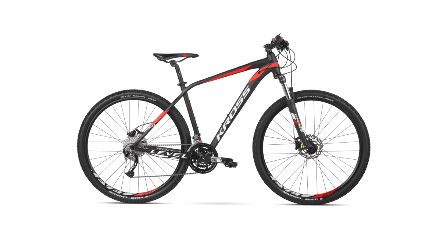 KROSS Level 3.0 29 black/red/white | Mojekolo.cz