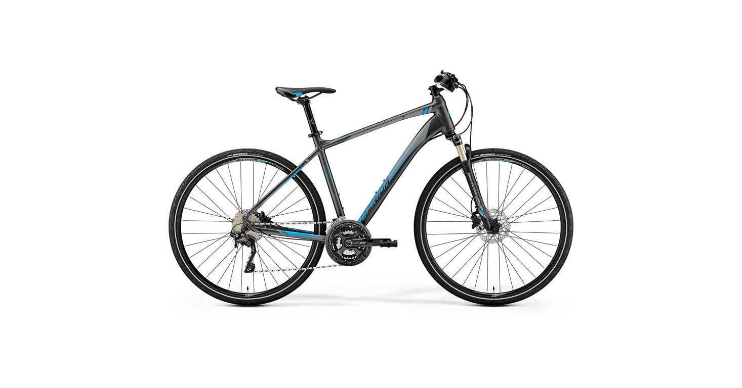 MERIDA Crossway XT-Edition Dark Silver (Blue) | Mojekolo.cz