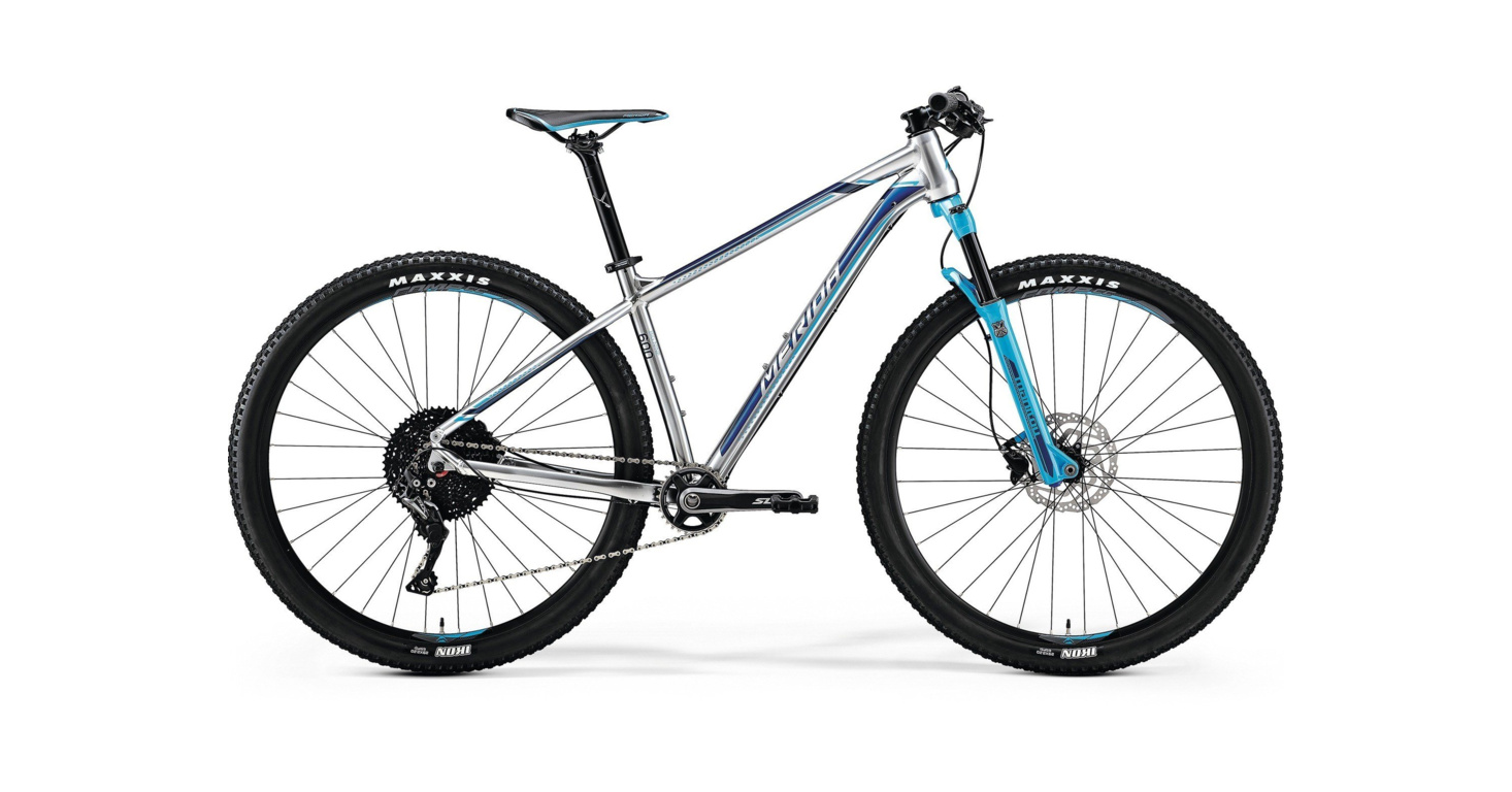 MERIDA Big.Nine 600 shiny silver (sky blue/blue) | Mojekolo.cz