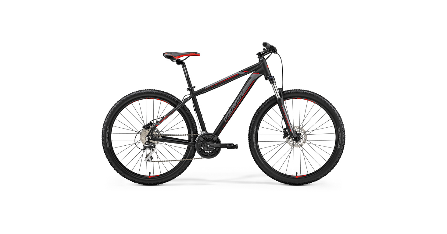 MERIDA Big.Seven 20-D Matt Black (Red/Silver) | Mojekolo.cz