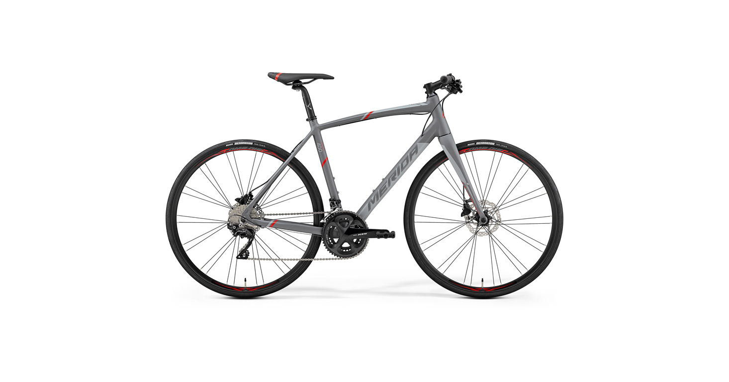 MERIDA Speeder 400 Matt Grey (Red) | Mojekolo.cz
