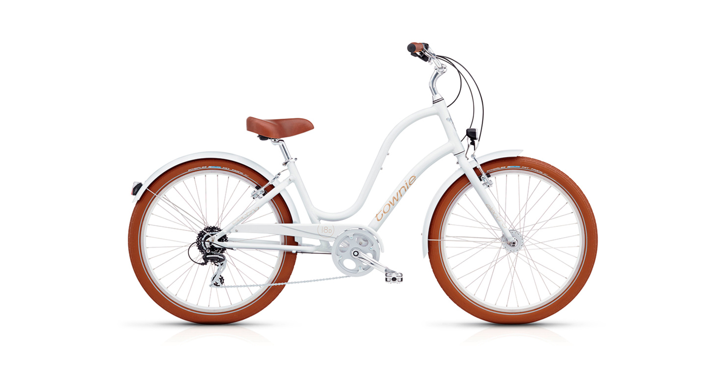 ELECTRA Townie Balloon 8D EQ White Ladies' | Mojekolo.cz
