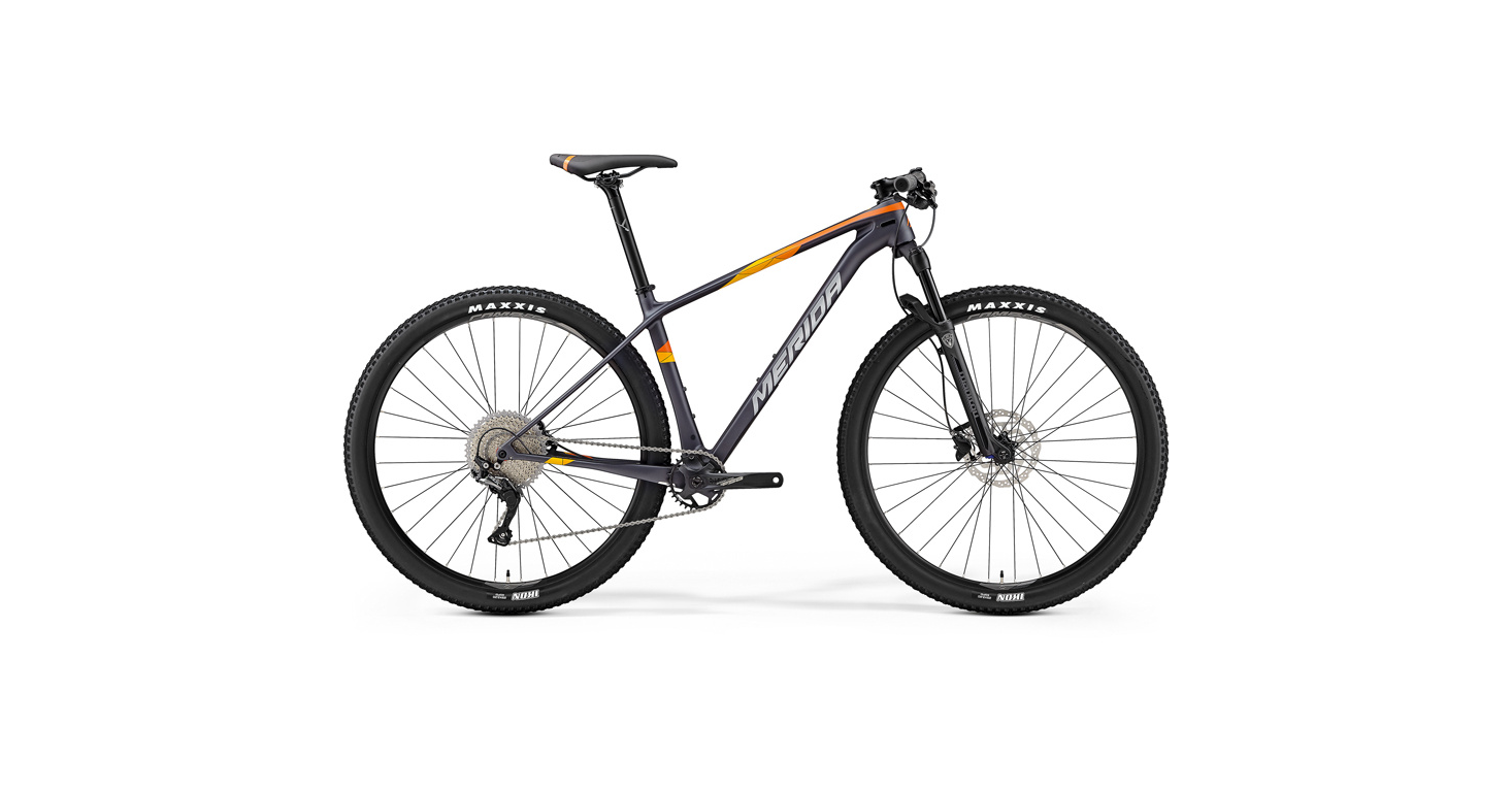 MERIDA Big.Nine 3000 Matt Dark Silver (Orange) | Mojekolo.cz