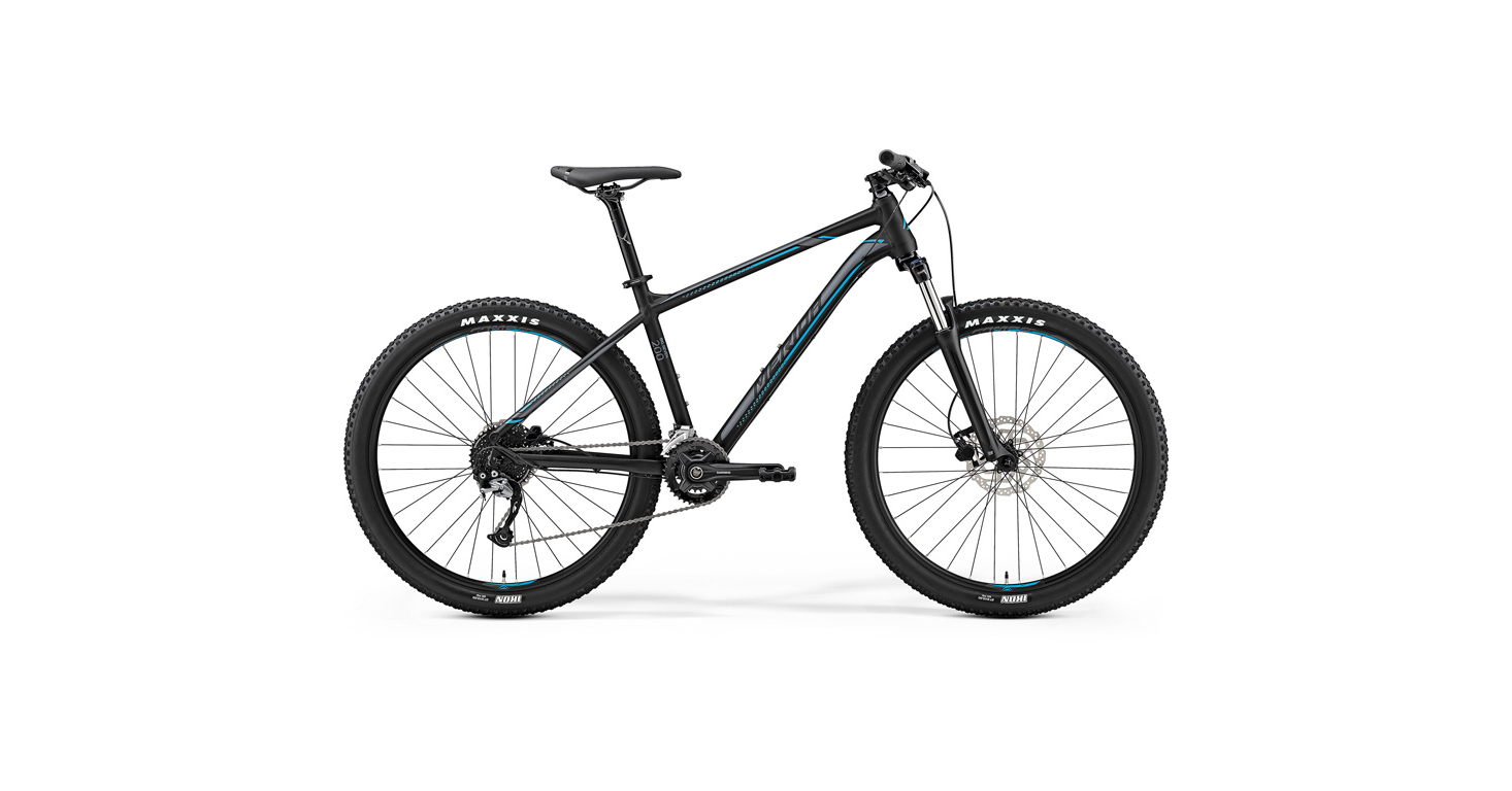 MERIDA Big.Seven 200 Matt Black (Silver/Blue) | Mojekolo.cz