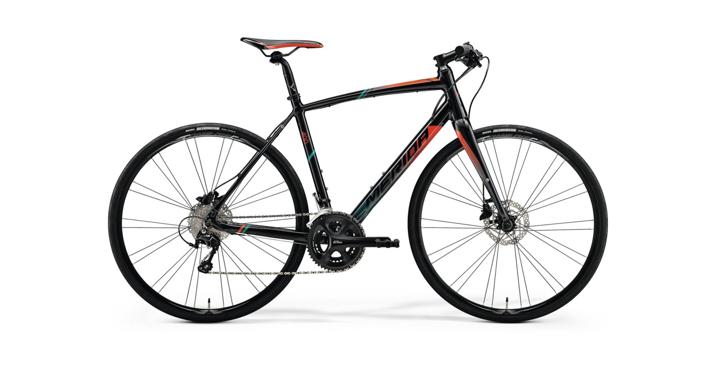 MERIDA Speeder 400 black (red/green) | Mojekolo.cz