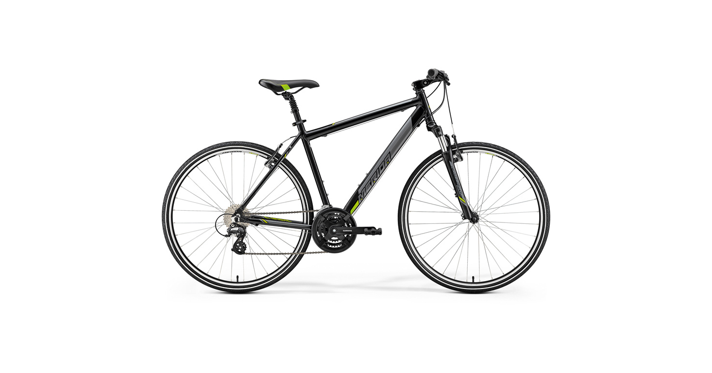 MERIDA Crossway 15-V Metallic Black (Green) | Mojekolo.cz