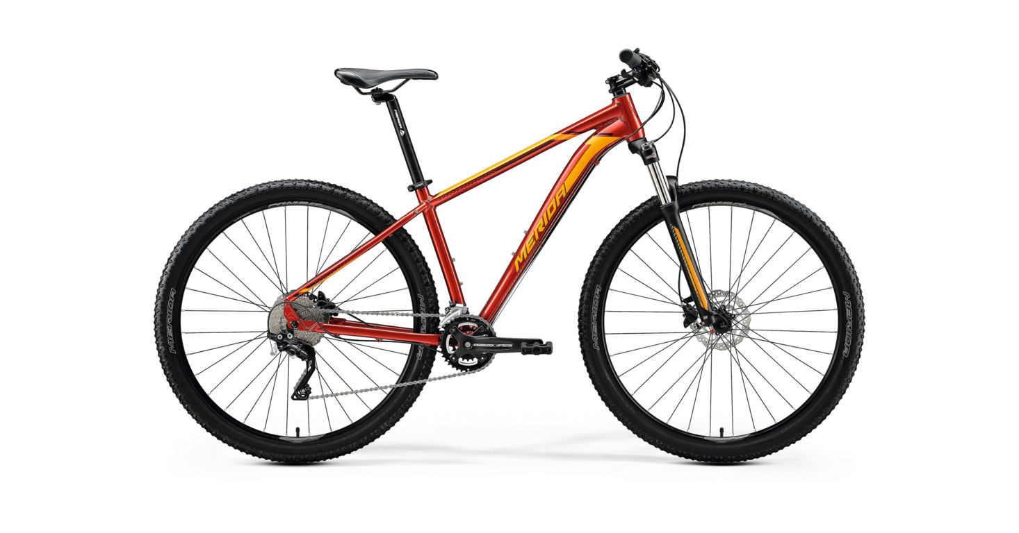 MERIDA Big.Nine 80 Glossy Sparkling Red (Orange) | Mojekolo.cz