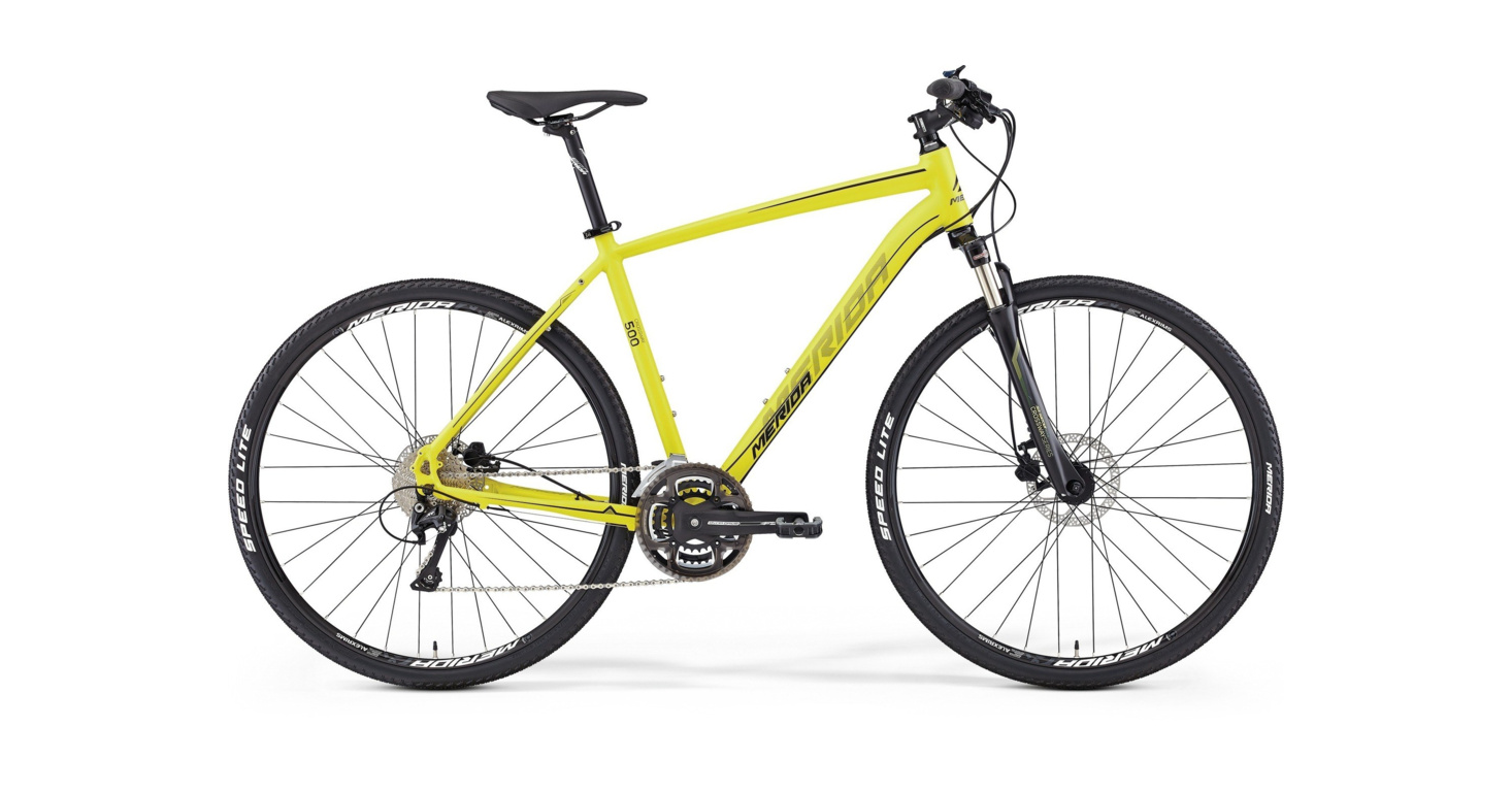 MERIDA Crossway 500 Matt Yellow (Black) - 61 cm | Mojekolo.cz