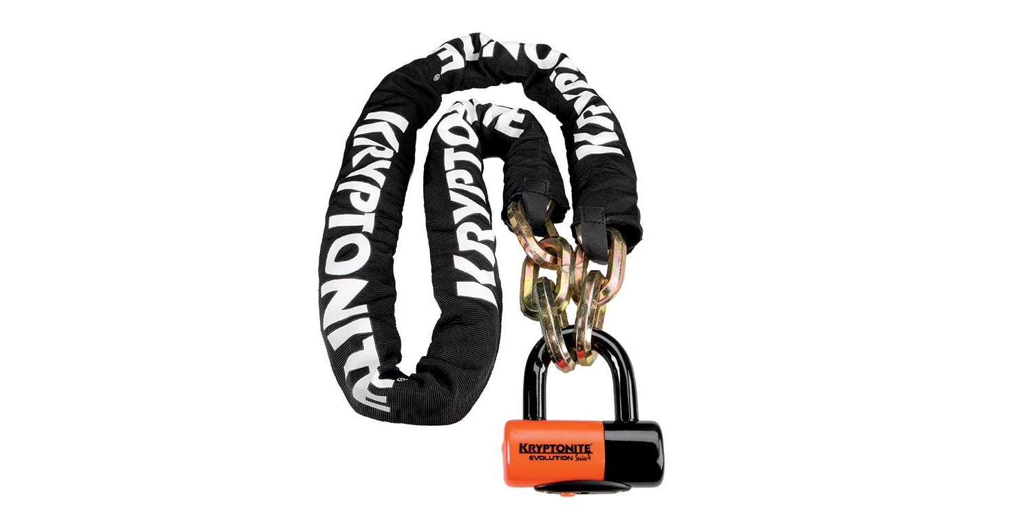 Zámek KRYPTONITE New York Chain 1217 & Evolution Disc Lock | Mojekolo.cz