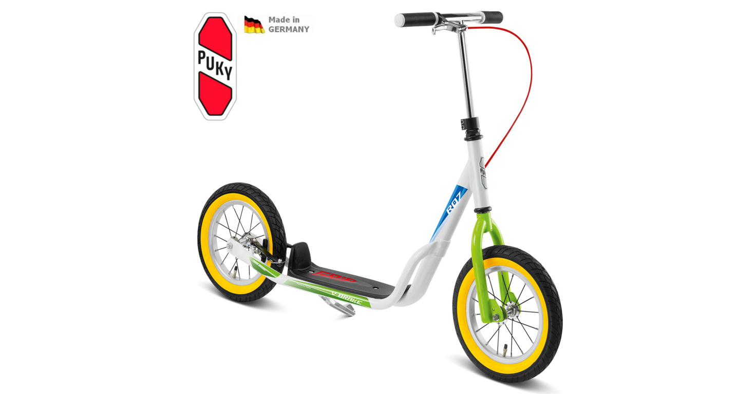Koloběžka PUKY R 07L White/Kiwi | Mojekolo.cz