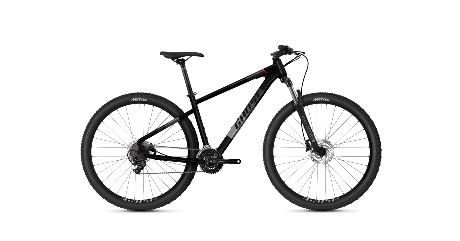 GHOST Kato Base 29 Midnight Black/Dark Silver - L | Mojekolo.cz