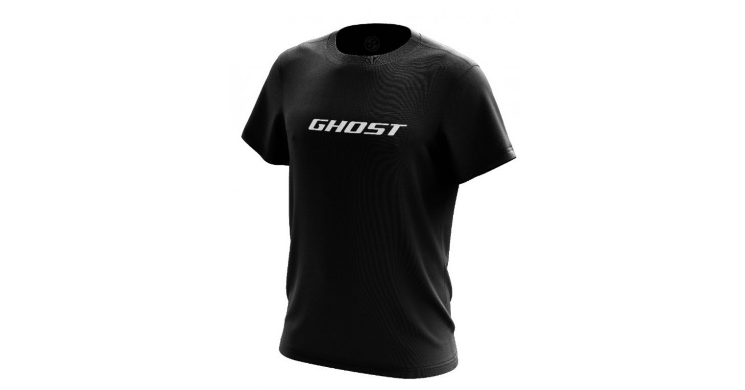 Triko GHOST Logo Black/White | Mojekolo.cz