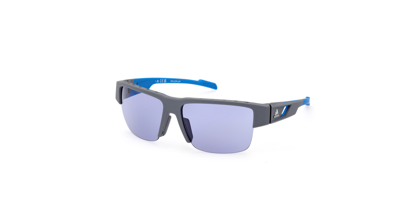 Sluneční brýle ADIDAS Sport SP0070 Grey/Other/Blue | Mojekolo.cz