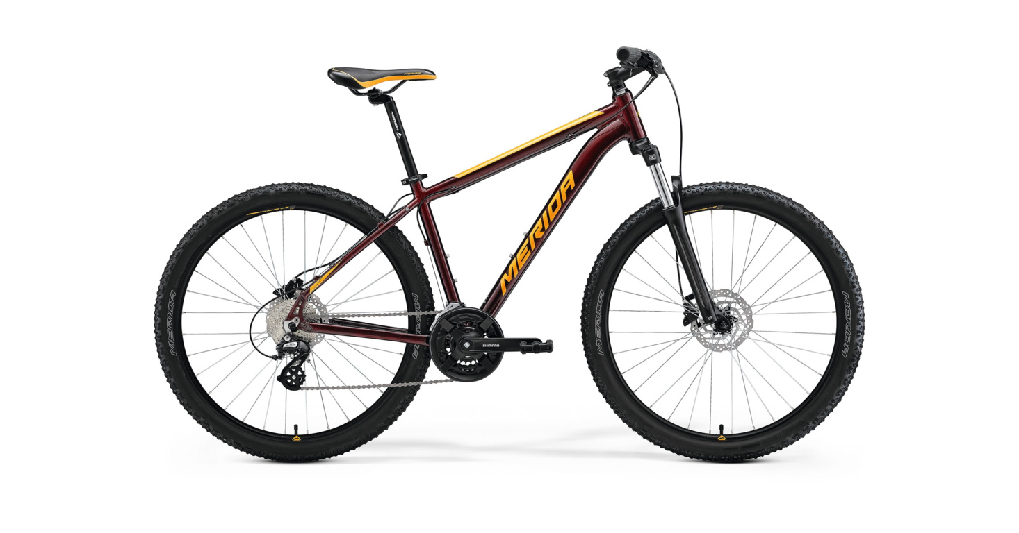 MERIDA Big.Seven 15 Burgundy Red (Orange) | Mojekolo.cz