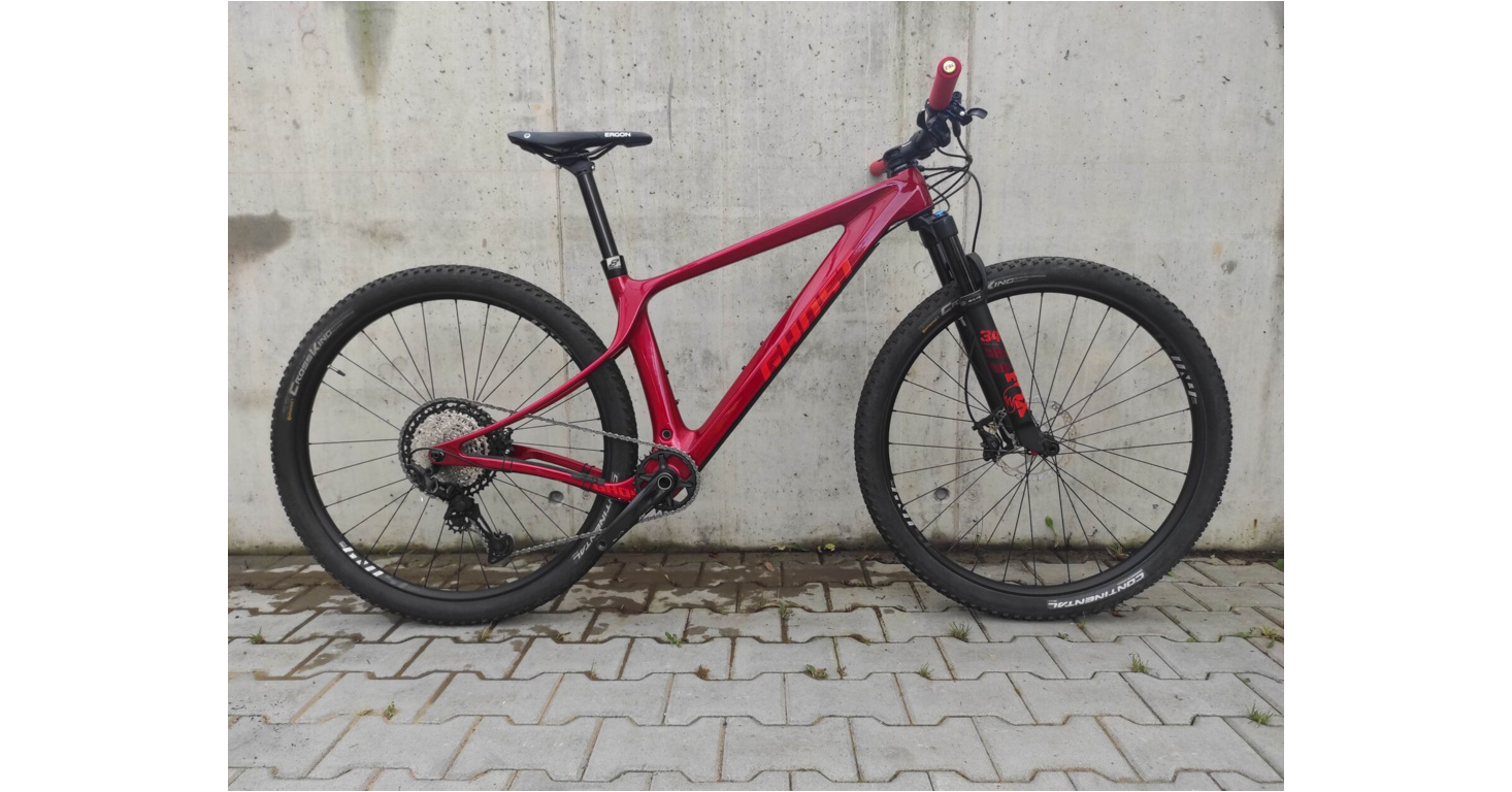 GHOST Lector Advanced Cherry Red/Dark Red - M TEST BIKE | Mojekolo.cz