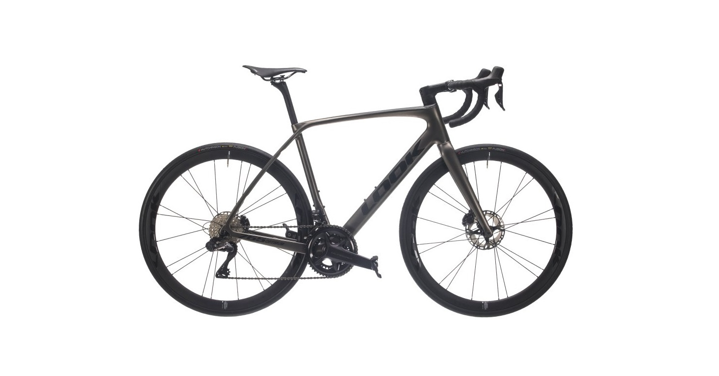 LOOK 765 Optimum 2 Ultegra Di2 Charcoal Metallic Black / LOOK R38D ...