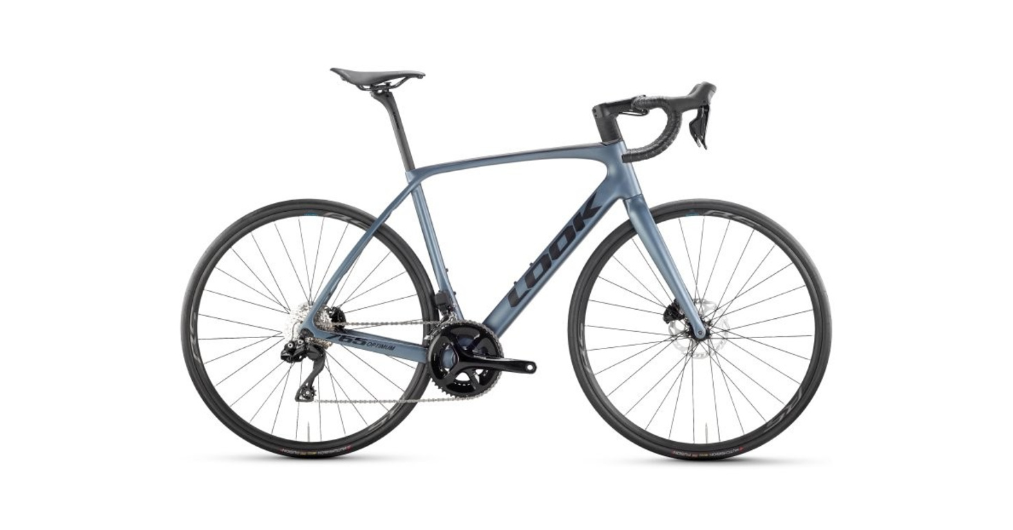 LOOK 765 Optimum 2 105 Di2 Grey Blue Satin / Shimano WH-RS171 | Mojekolo.cz