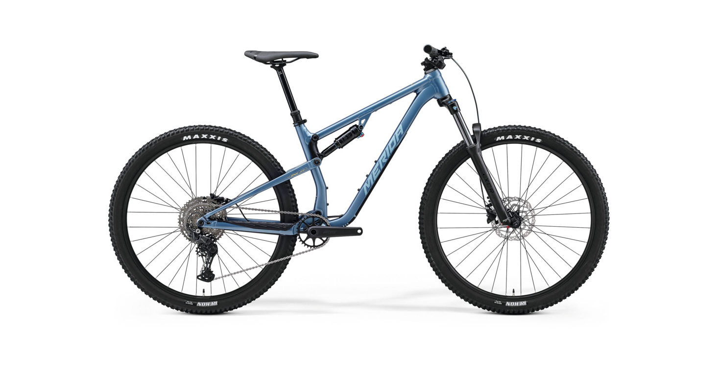 MERIDA One-Twenty 300 Silk Steel Blue (Blue/Lime) - S | Mojekolo.cz