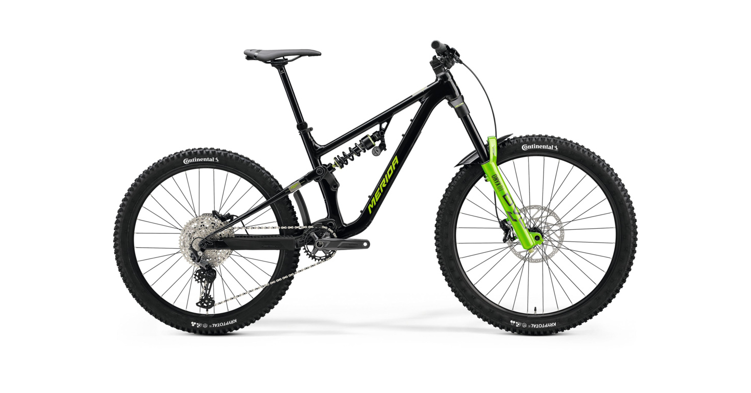 MERIDA One-Sixty FR 600 Metallic Black (Grey/Green) | Mojekolo.cz