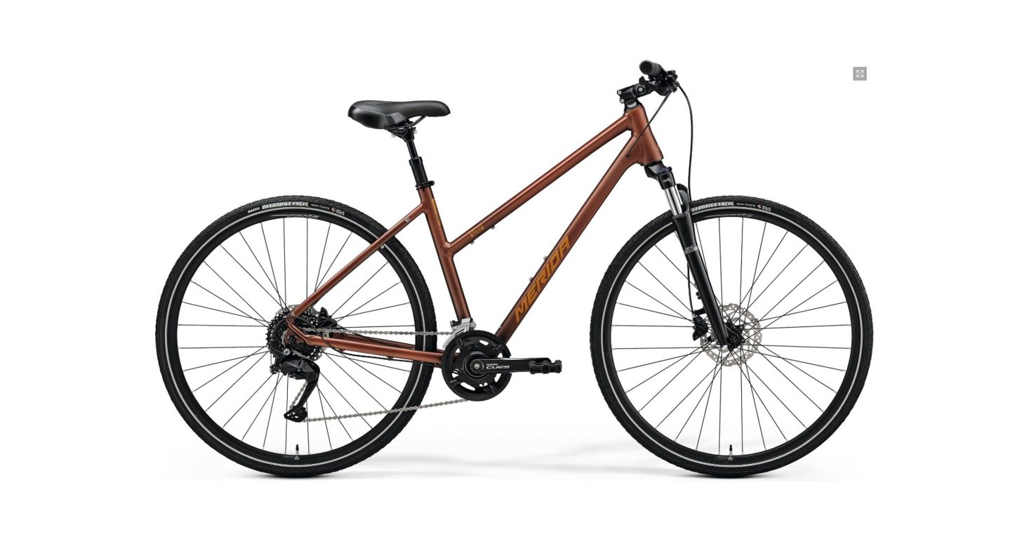 MERIDA Crossway 100 Lady Matt Bronze (Silver-Brown) | Mojekolo.cz