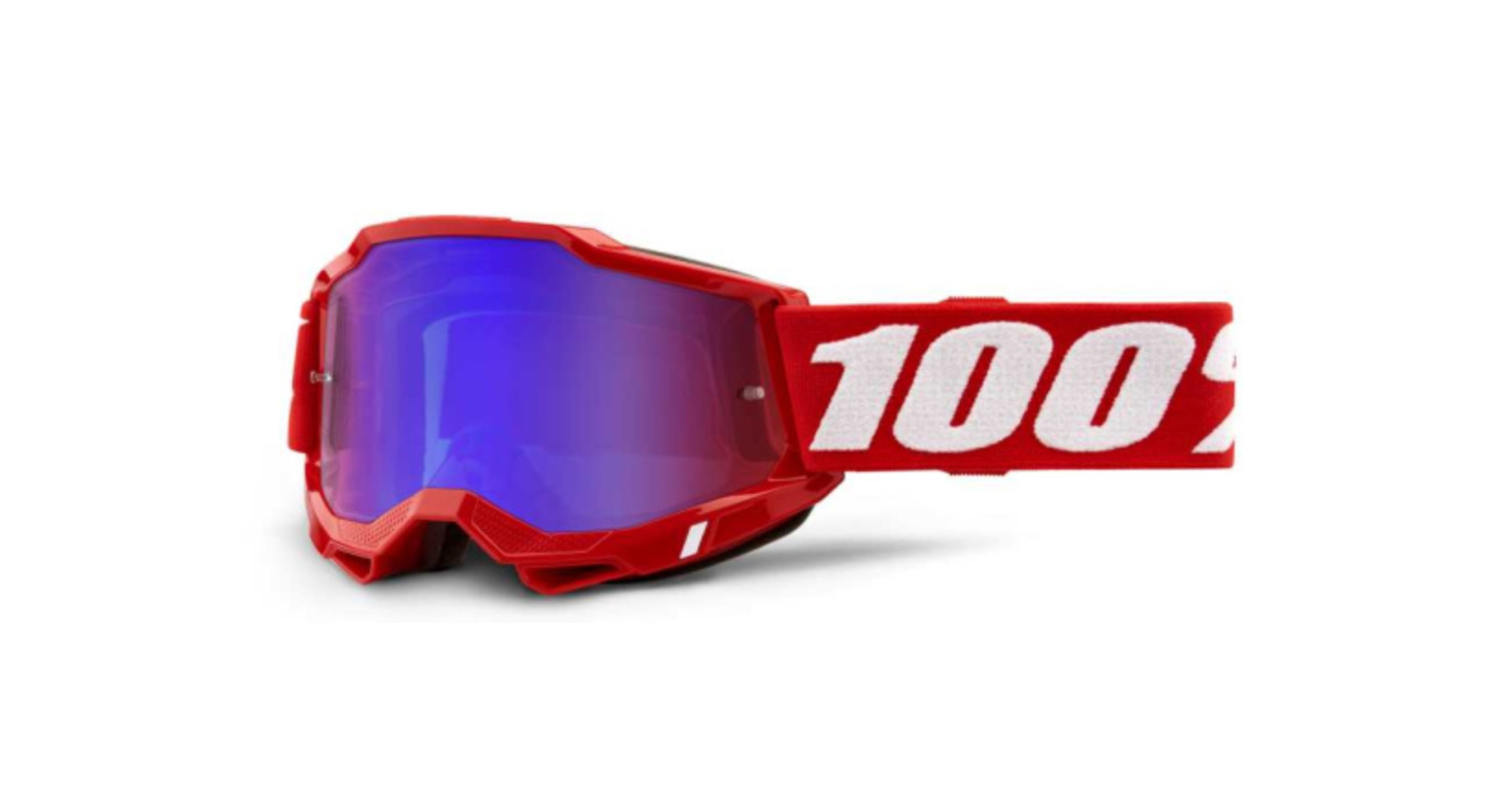 Brýle 100% Accuri 2 Red/Mirror Red/Blue Lens | Mojekolo.cz