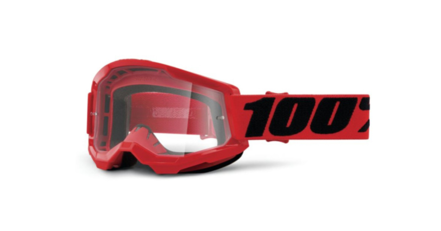 Brýle 100% Strata 2 Red/Clear Lens | Mojekolo.cz