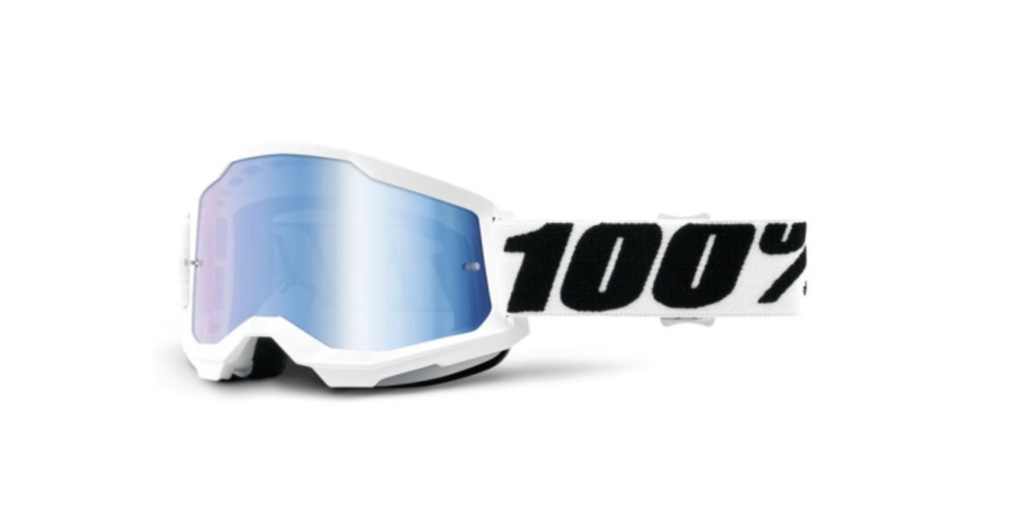 Brýle 100% Strata 2 Everest/Mirror Blue Lens | Mojekolo.cz