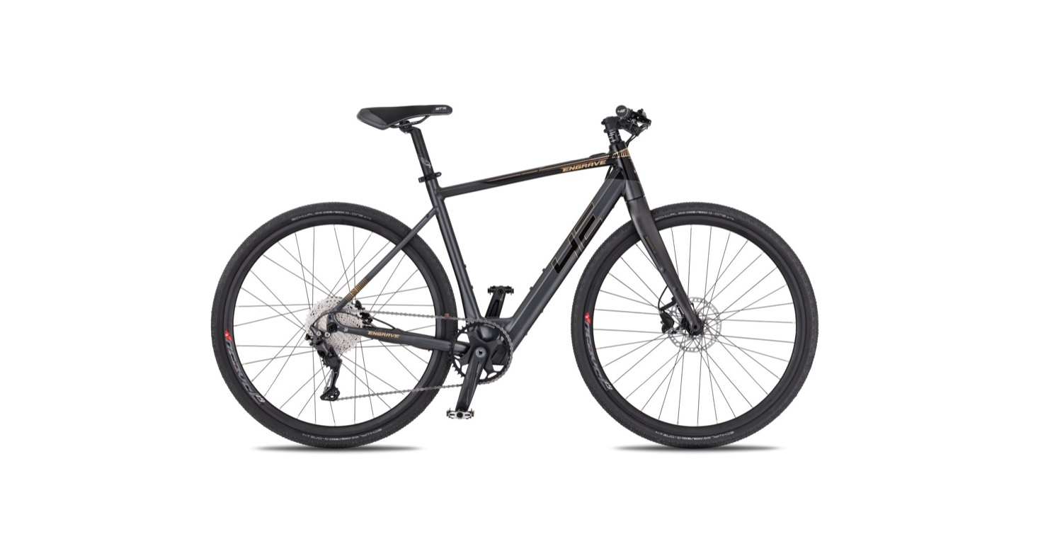 4EVER Engrave Flat Titan/Metal Gold – XL/58 cm | Mojekolo.cz