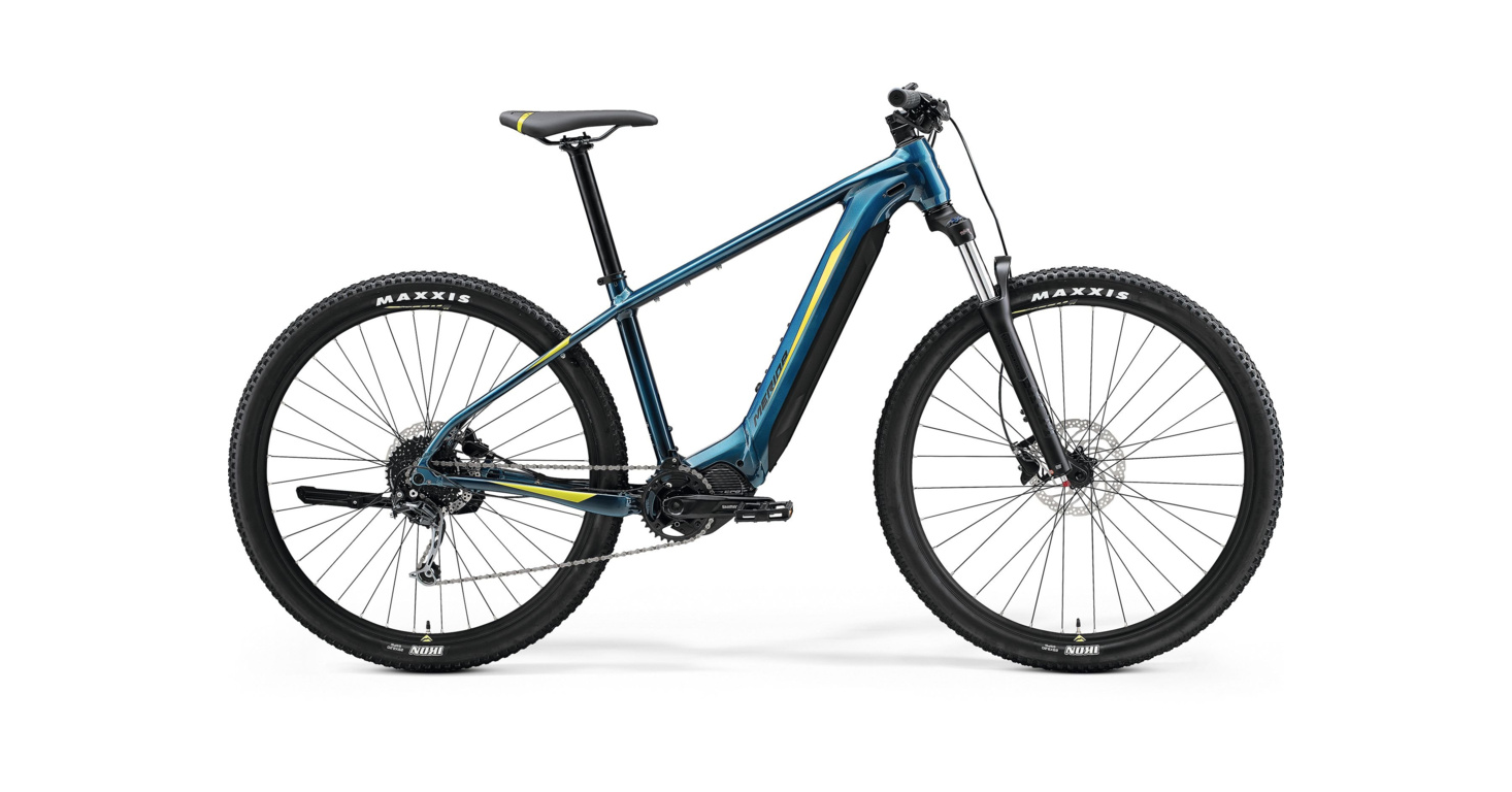 MERIDA eBIG.NINE 400 Teal Blue (Lime) - L/19" | Mojekolo.cz