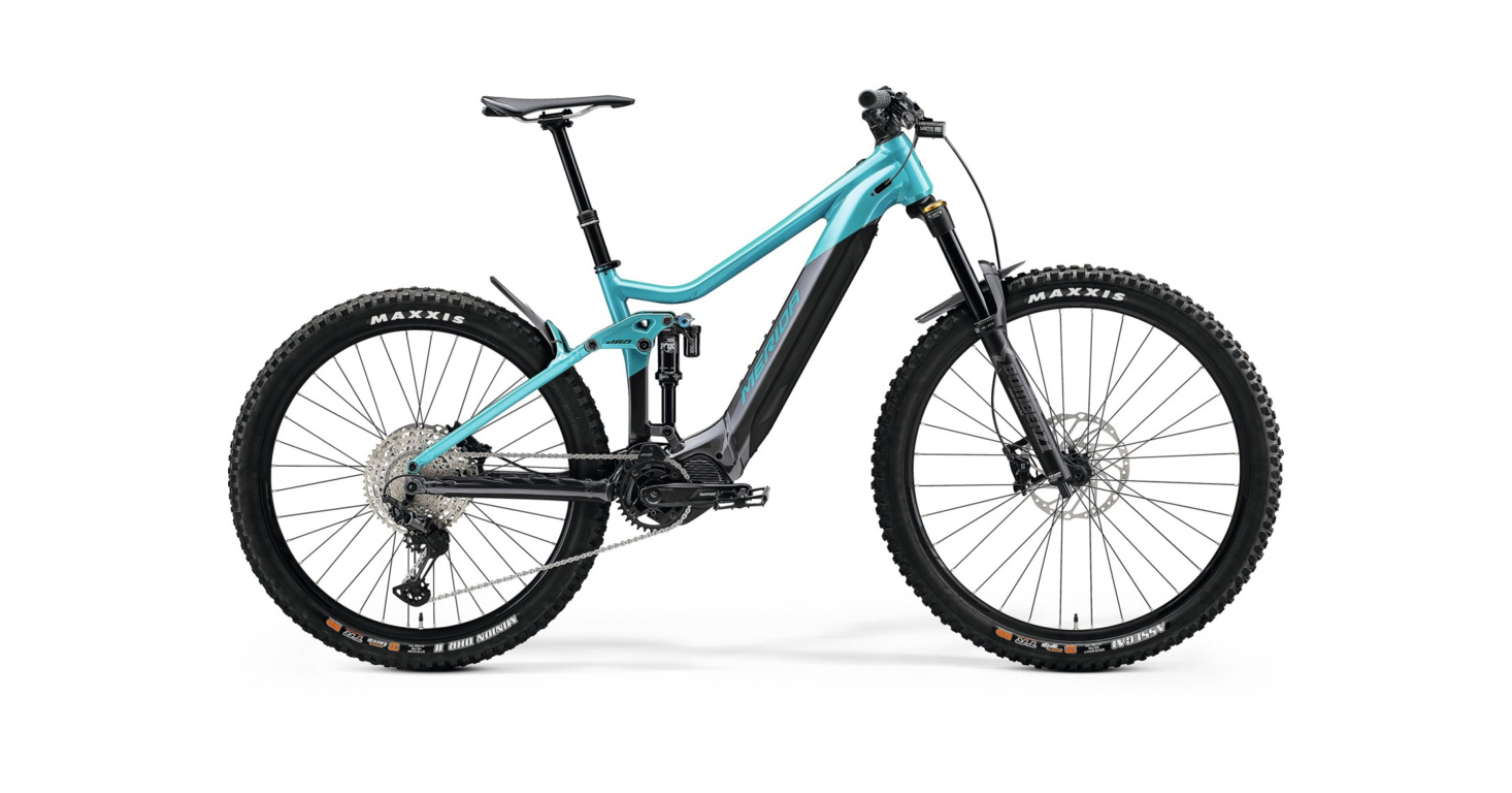 MERIDA eONE-SIXTY 700 Metallic Teal/Dark Silver - L | Mojekolo.cz