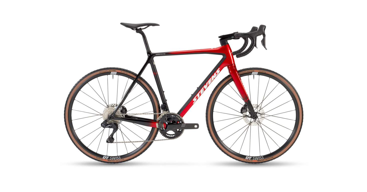STEVENS Super Prestige Di2 Chrome Red/Black - 54cm | Mojekolo.cz