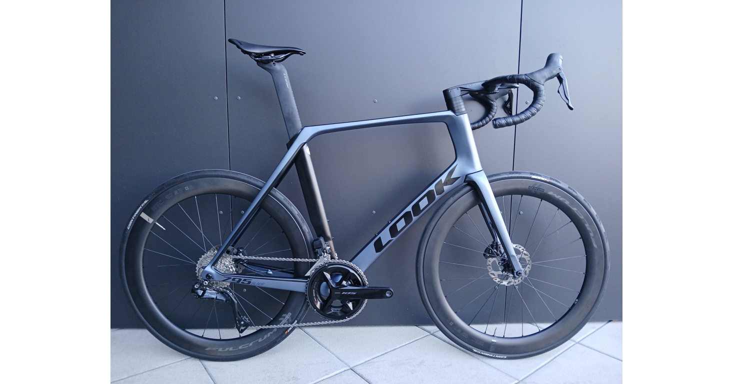 LOOK 795 Blade Disc 105 Di2 Grey Blue Satin R38D - XL | Mojekolo.cz