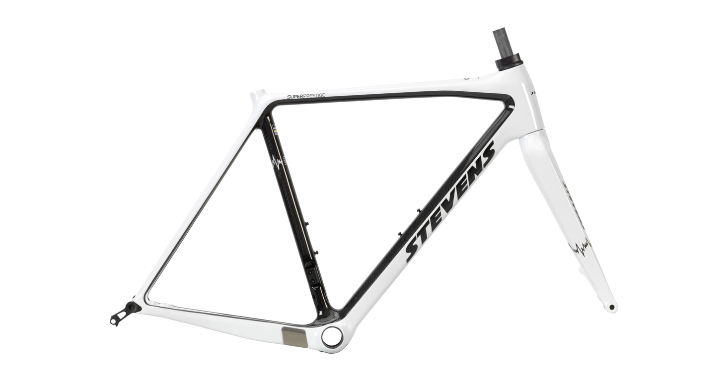 Rámový set STEVENS CC Super Prestige Carrara White Carbon | Mojekolo.cz