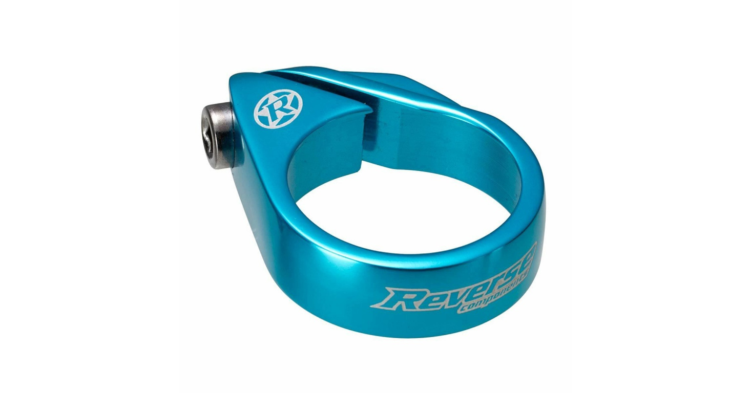 Sedlová objímka Reverse Bolt 34,9 mm - Light Blue | Mojekolo.cz
