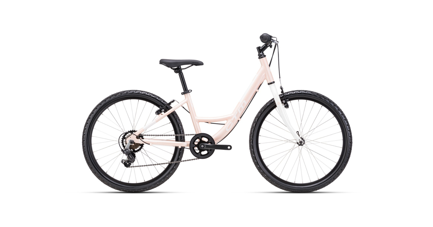 CTM Missy Matte Light Pink Pearl/White | Mojekolo.cz