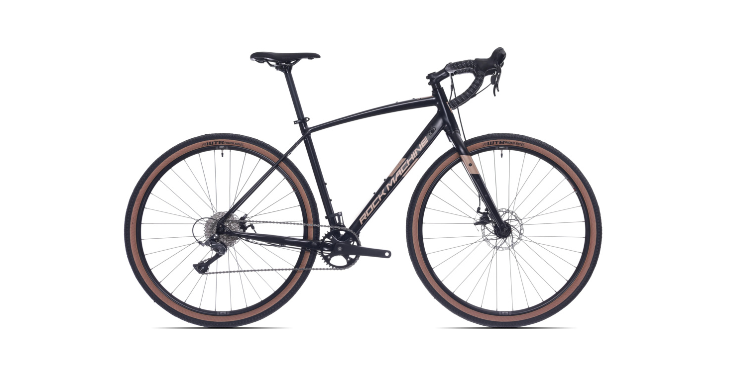ROCK MACHINE Gravelride 200 Gloss Black/Sand - M/54 cm | Mojekolo.cz