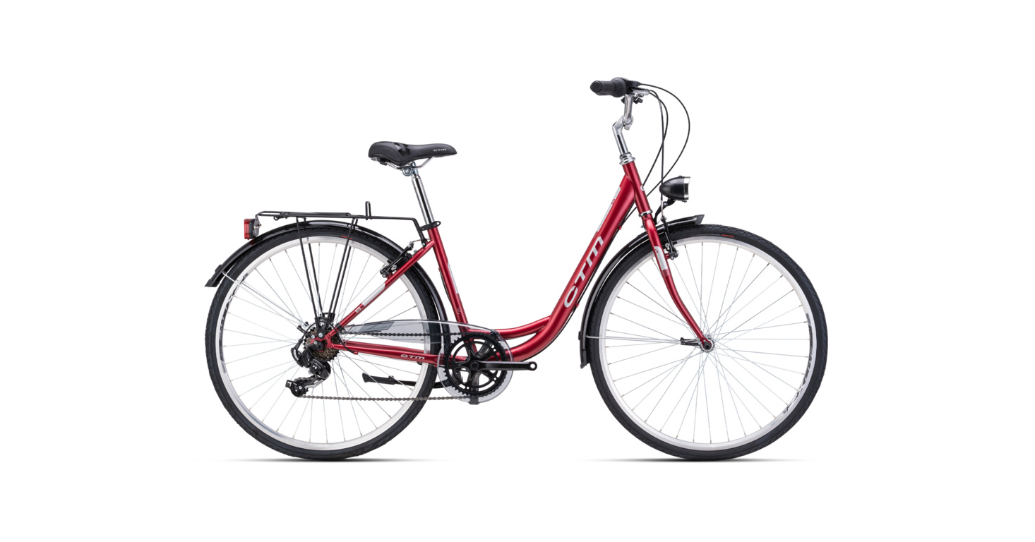 CTM Rita 1.0 Matt Dark Red Pearl/Silver | Mojekolo.cz