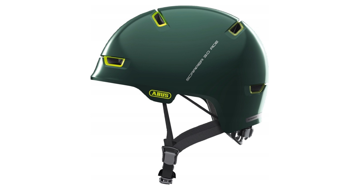 Helma ABUS Scraper 3.0 ACE Ivy Green - L (57-61 cm) | Mojekolo.cz