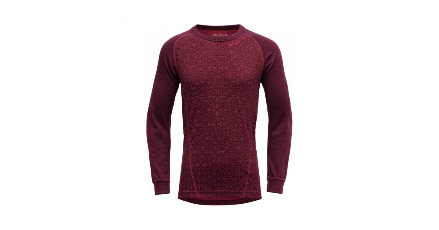 Dětské triko s dlouhým rukávem DEVOLD Duo Active Merino Port - 14 ...