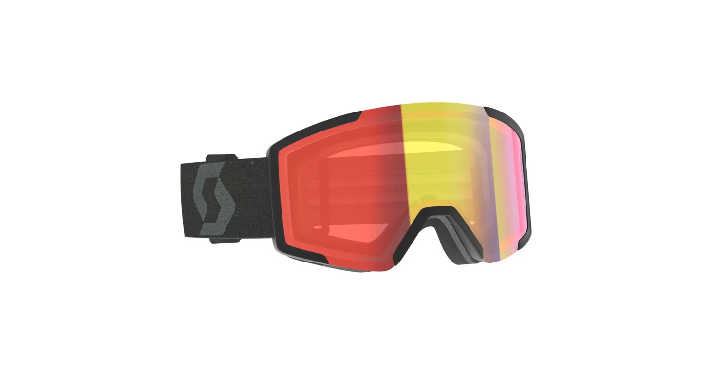 Brýle SCOTT Shield LS Mineral Black AMPLS Red Chrome | Mojekolo.cz