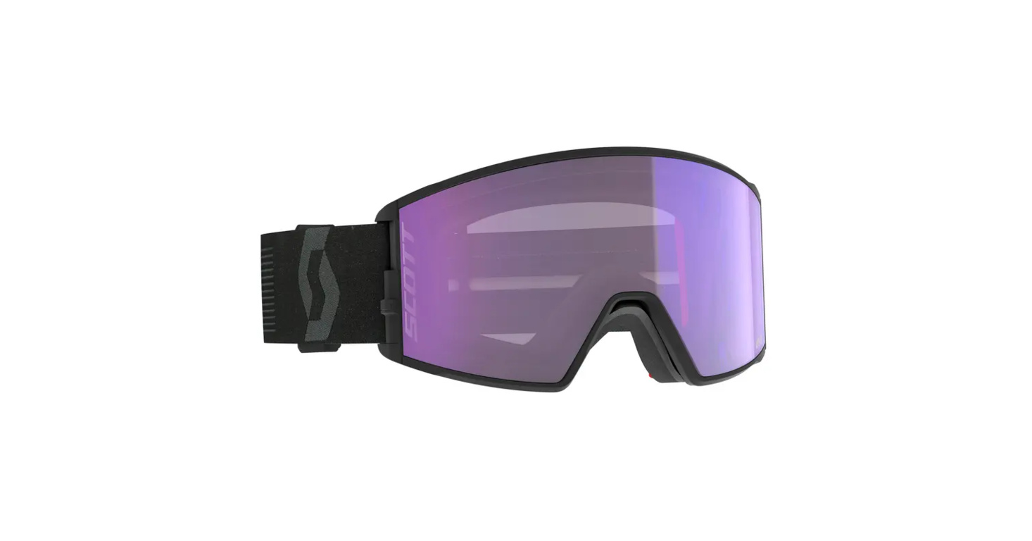 Brýle SCOTT React LS Mineral Black AMPLS Blue Chrome | Mojekolo.cz