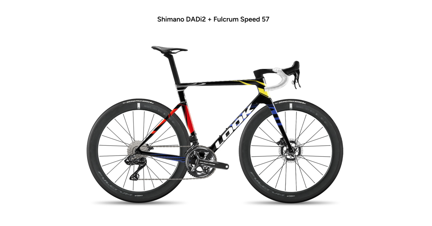 LOOK 795 Blade 2 Rs Iconic Radial DA Di2 Fulcrum Speed 57 - L | Mojekolo.cz