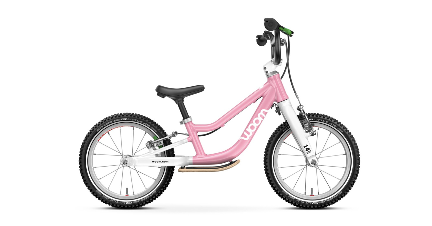 Odrážedlo WOOM GO 1 Plus Powder Pink | Mojekolo.cz